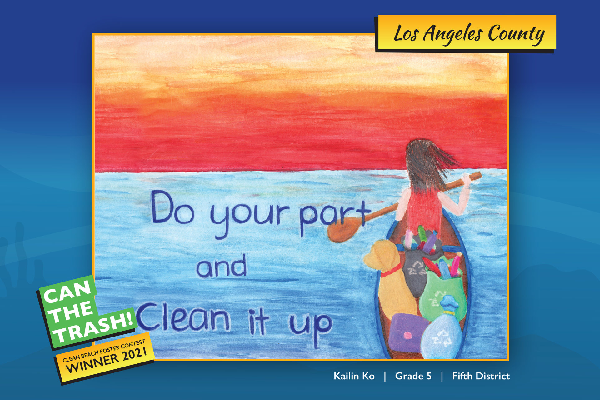 Clean Beach Poster Contest Winners | 2021 – Beaches & Harbors