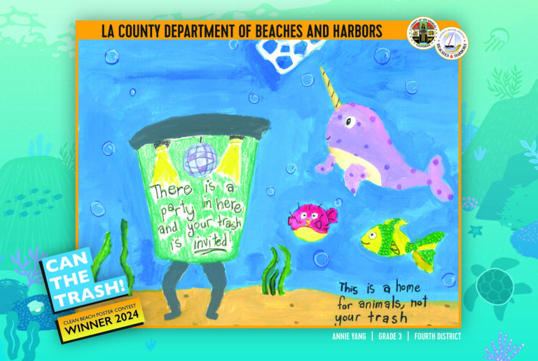 Can the Trash! Clean Beach Campaign Poster Contest – Beaches & Harbors
